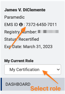 Import to NREMT for state only providers.